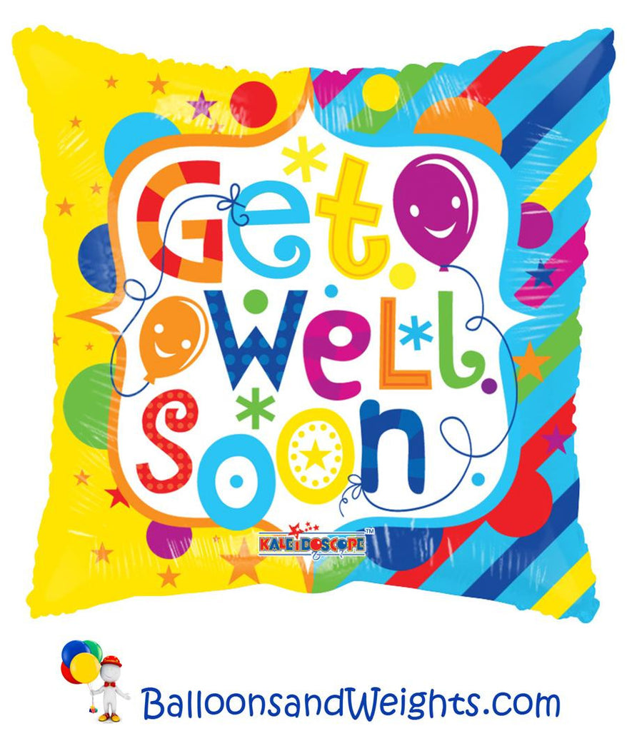 18 Inch Get Well Frame Gellibean Foil Balloon | 100 pc – Wholesale Foil ...