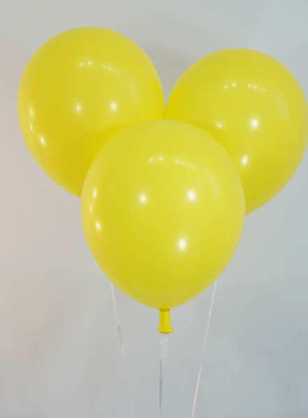 12 Inch Pastel Yellow Latex Balloons | 144 pc bag – Wholesale Foil Balloons